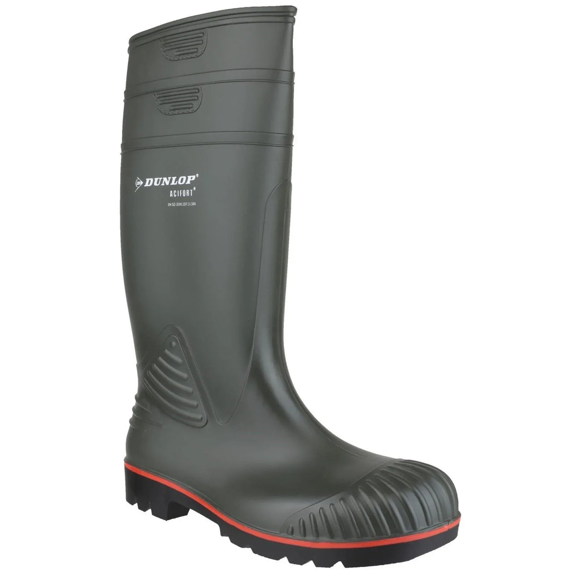 Dunlop Acifort A442631 Wellingtons | Steel Toe Cap - Green – WORK+SAFETY